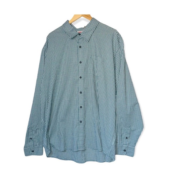 Wrangler | Shirts | Wrangler Button Down Checkered Mens Shirt 3 Xl ...